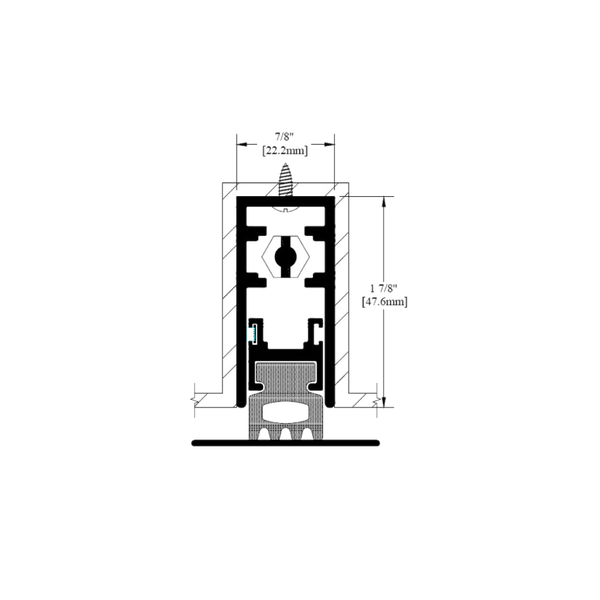 Boiseries Raymond - AUTOMATIC DOOR BOTTOM 50MHD